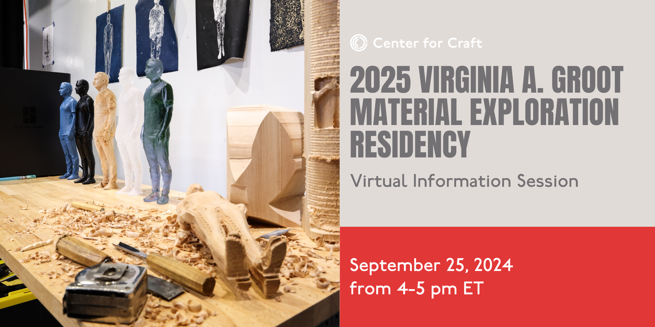 2025 Virginia A. Groot Material Exploration Residency Virtual Info Session | Center for Craft